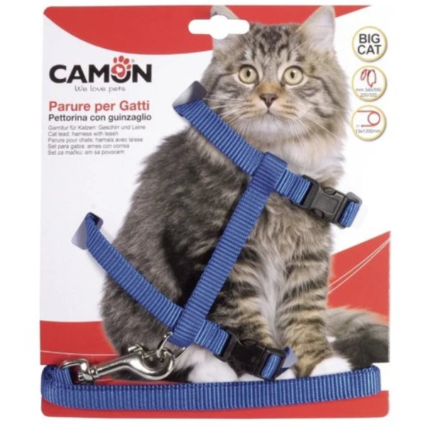 Ham si lesa pentru pisici mari Camon CAM-DG020 13MM/120cm | Animax.ro