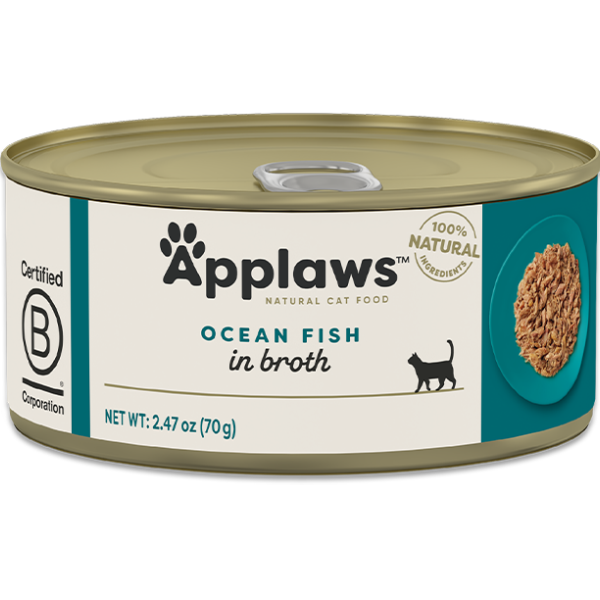 Hrana umeda pentru pisici Applaws Peste Oceanic 70g | Animax.ro