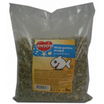 Nisip pentru acvariu Enjoy 2-4 mm 2 kg | Animax.ro