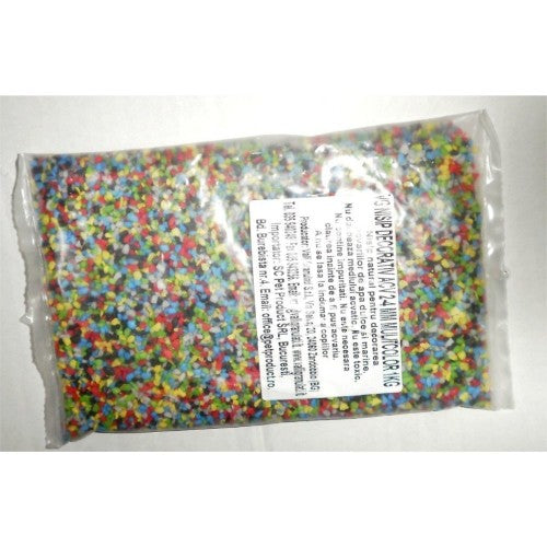 Nisip Decorativ pentru Acvariu 2-4 mm Multicolor 1 Kg – Animax