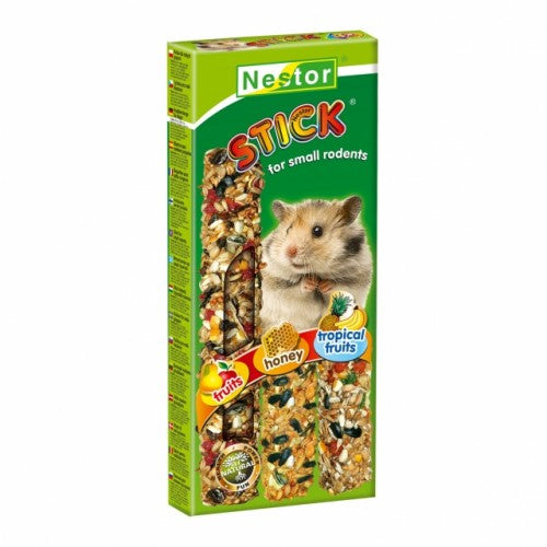 Nestor Baton Rozatoare Mici 3 in 1 Fructe-Miere 175 g – Animax
