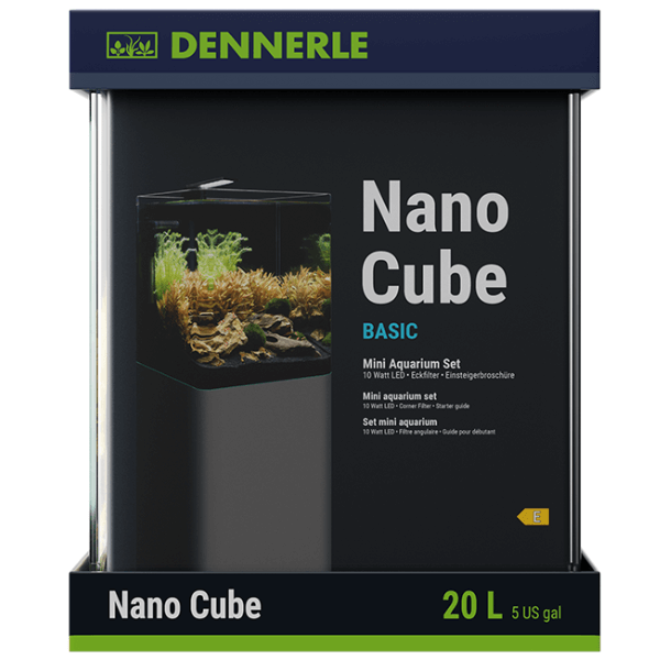 Acvariu din sticla Dennerle Nano Cube Basic 20L Led Style | Animax.ro