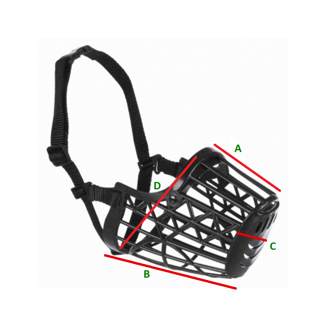 Botnita din plastic pentru caini Nr. 4 22cm | Animax.ro