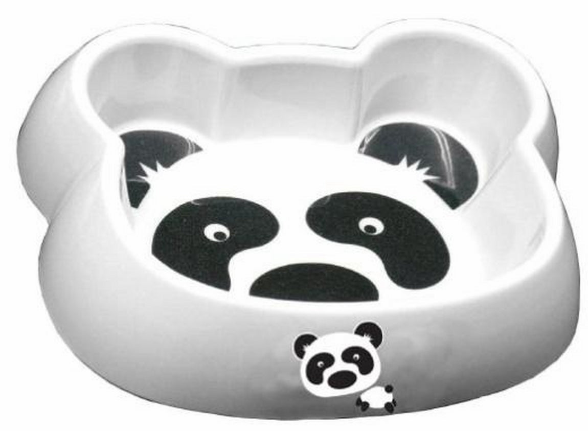 Castron din melamina pentru caini Panda Face 300 ml | Animax.ro