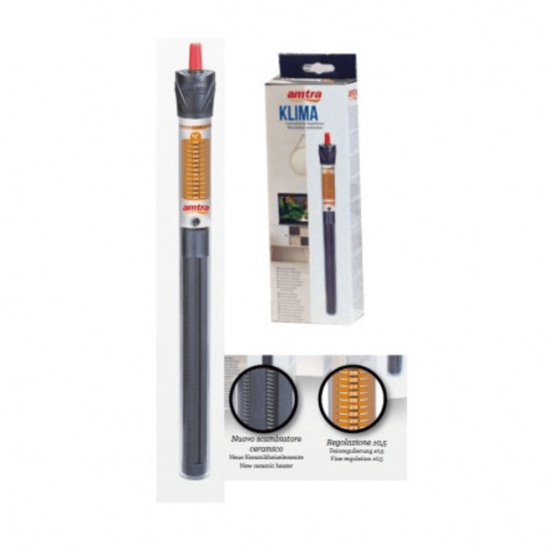 Incalzitor pentru acvariu Croci Amtra Klima A6076061 200W | Animax.ro