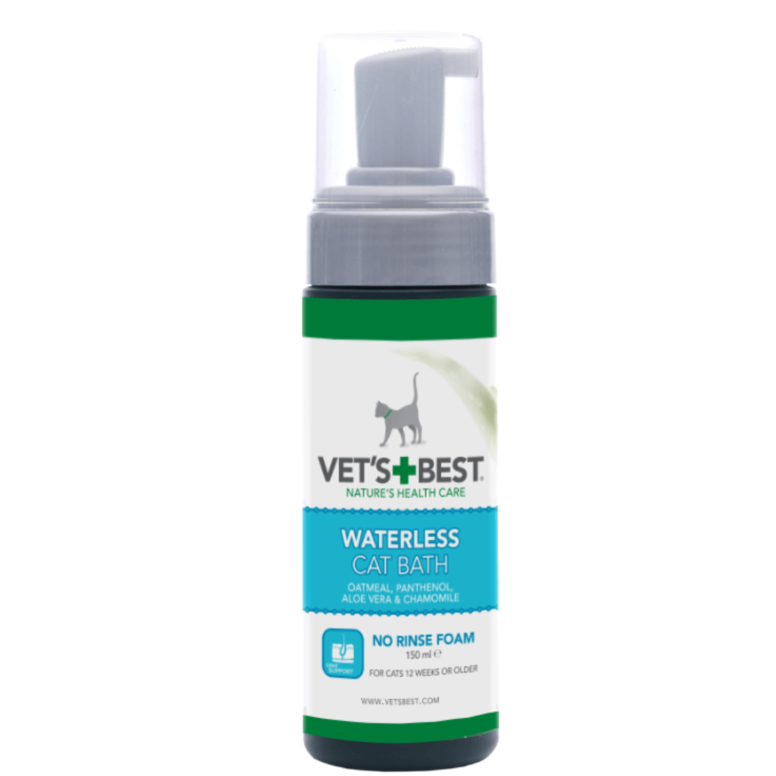 Sampon fara apa pentru pisici Vets Best 150ml | Animax.ro