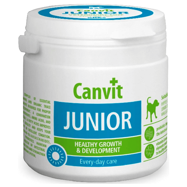 Supliment pentru caini Canvit Junior Dogs 100g | Animax.ro