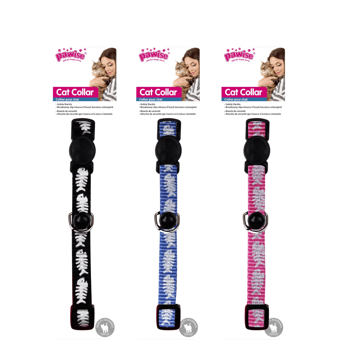 Zgarda pentru pisici Pawise Fishbone | Animax.ro